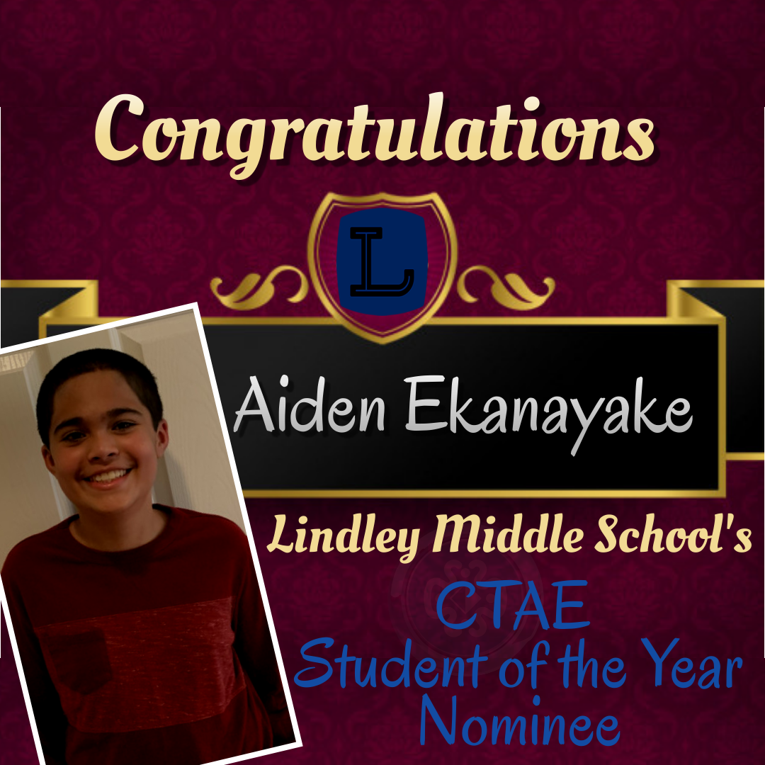 CTAE STUDENT OF THE YEAR NOMINEE