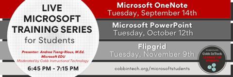 Student Microsoft365 Training Sessions