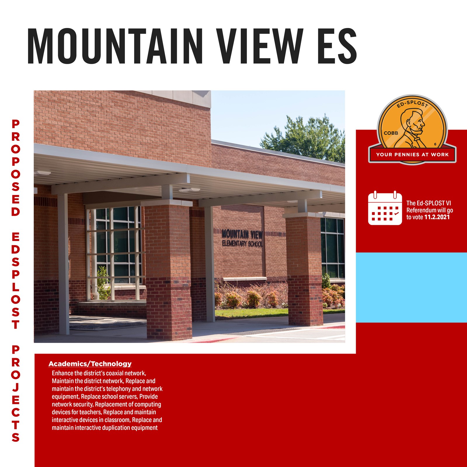 Ed-SPLOST Projects for Mountain View Elementary School