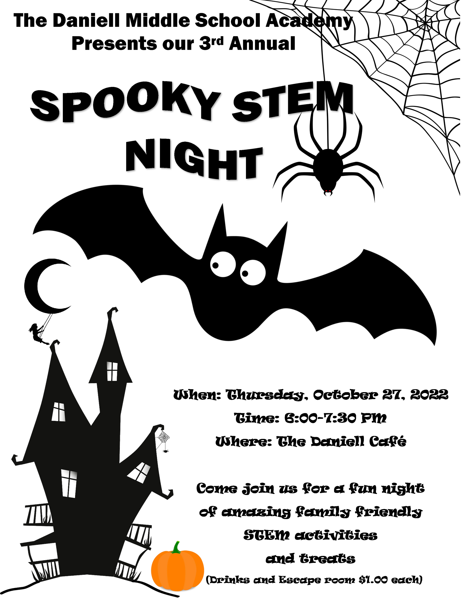 Daniell To Host 3rd Annual Spooky STEM Night