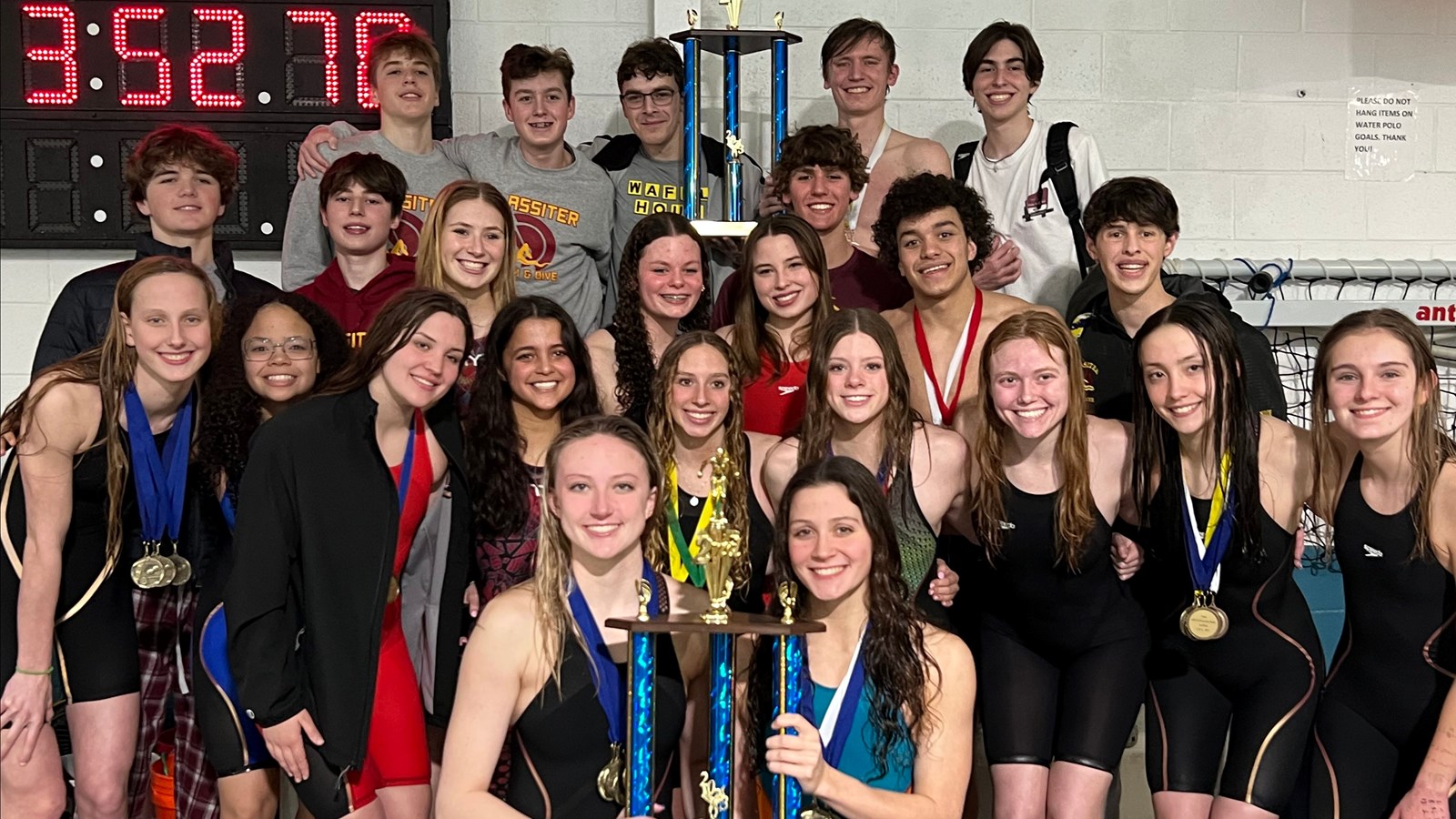 Lassiter Swim & Dive finishes as runner-up in county championships