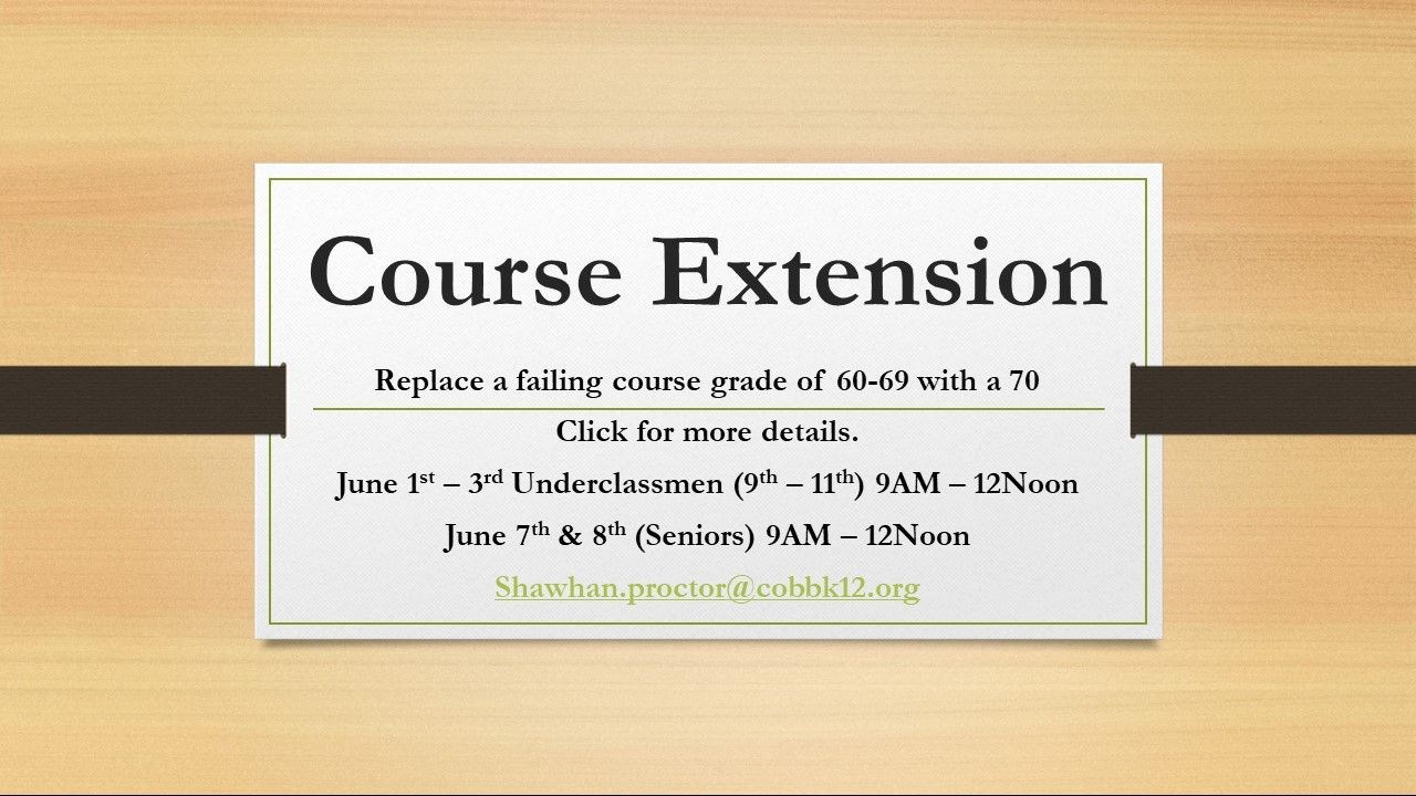 Course Extension