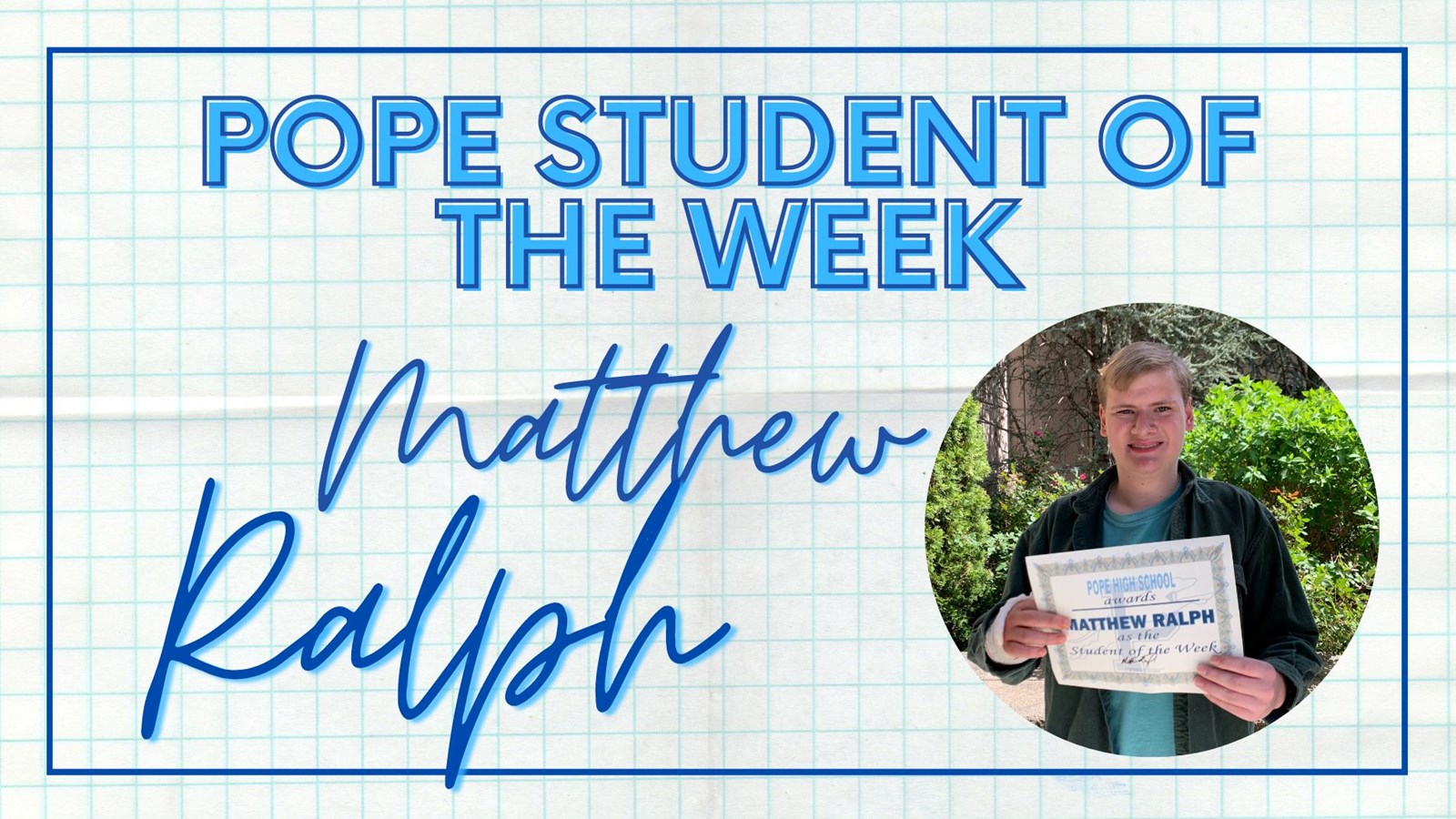 Student of the Week