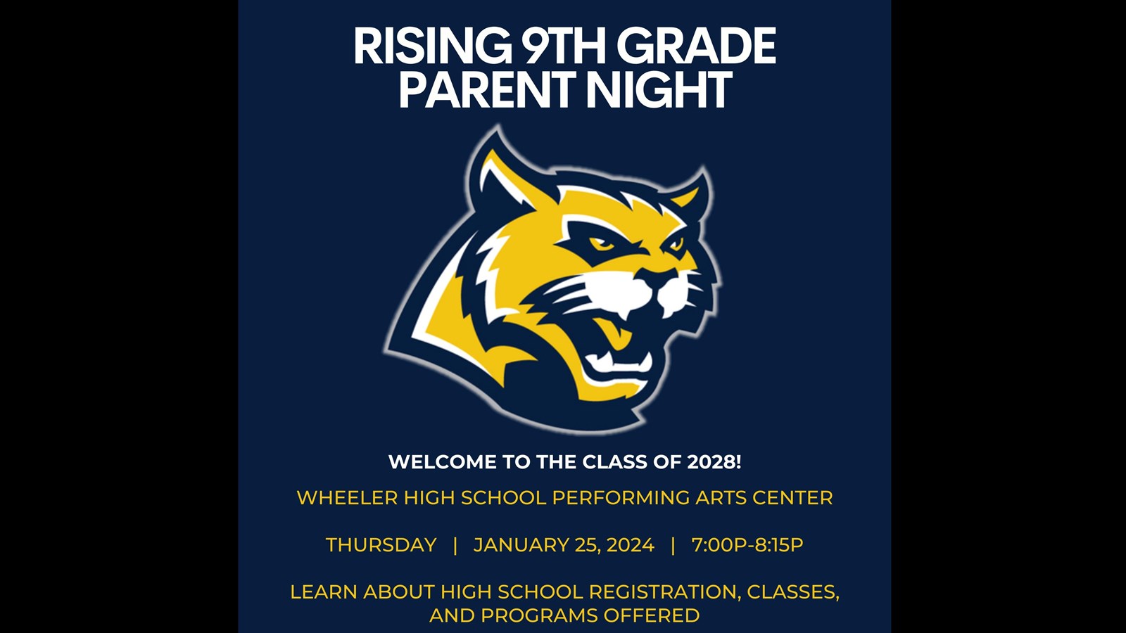 Rising 9th Grade Parent Night