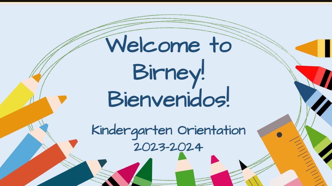 Kindergarten Student Information