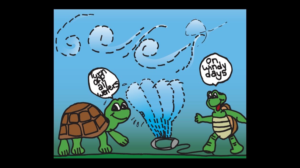 Tappy Turtle Coloring Book sponsored by the Cobb County Water System.
