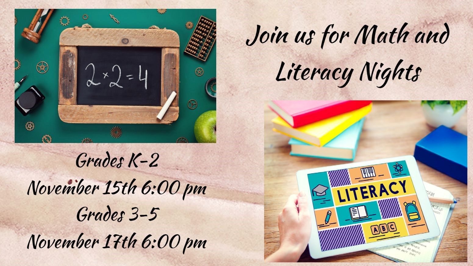 Math and Literacy Nights