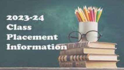 Class Placement SY 23-24