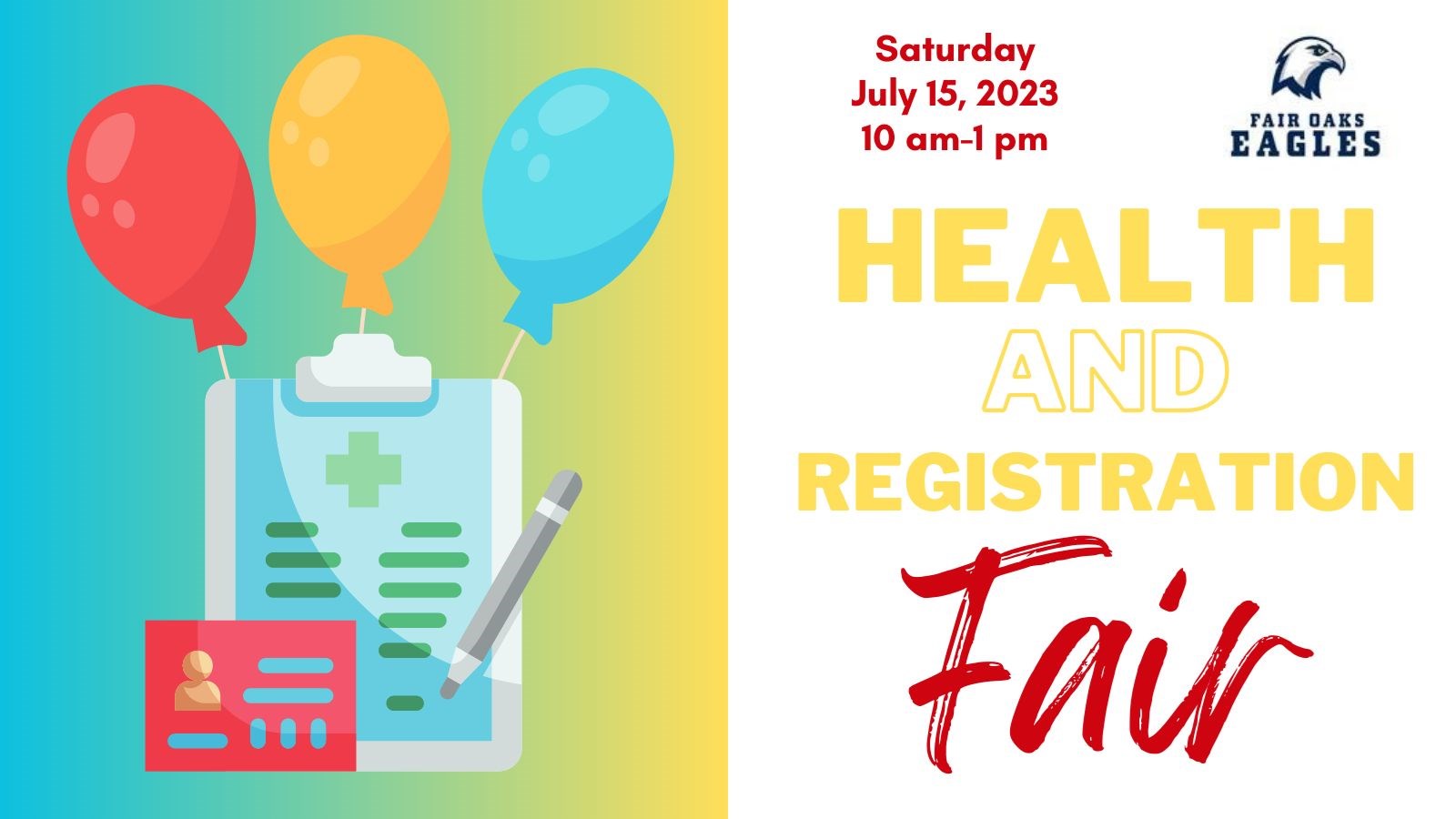 Health Fair and New Student Registration