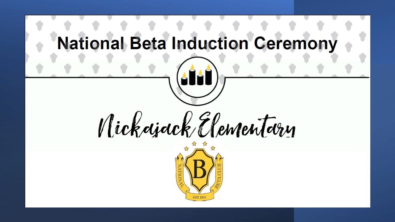 Jr. Beta Club Induction Ceremony