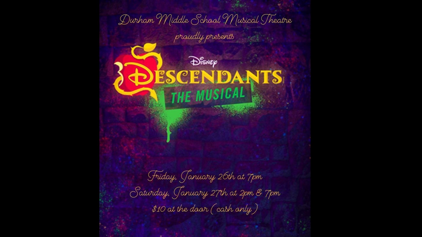 Disney Descendants the Musical Coming to DMS