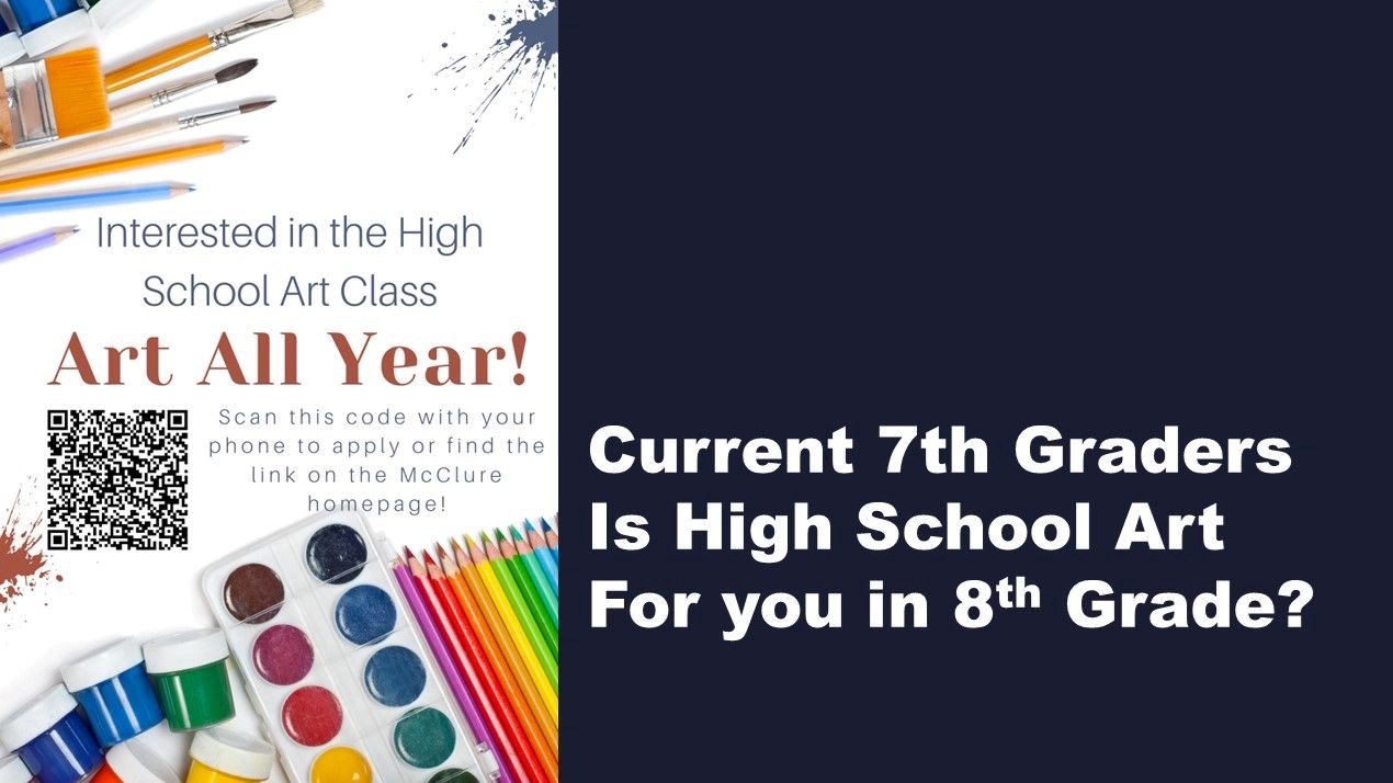 Application for High School Art is Open