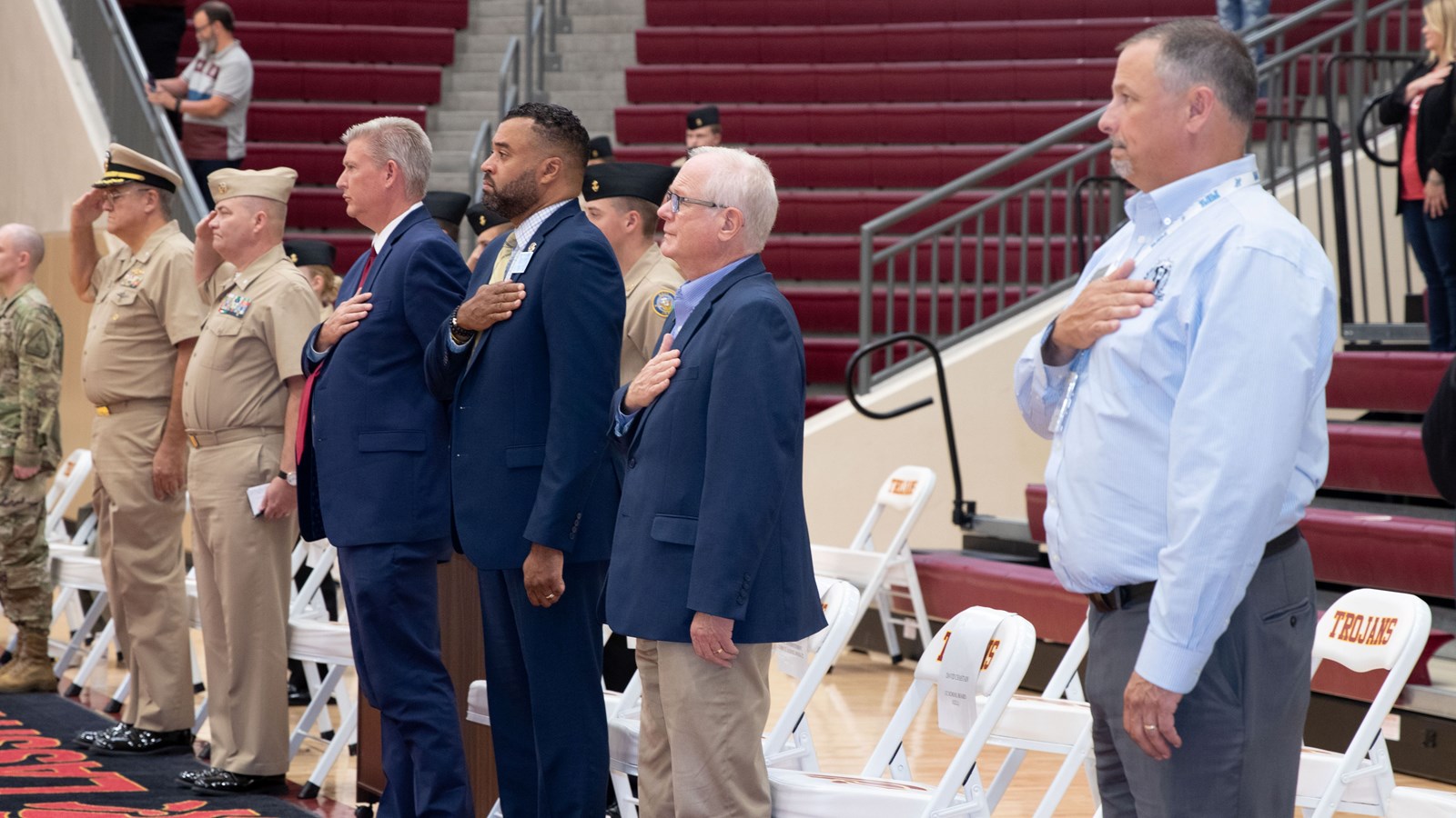 Lassiter-Pope-Kell NJROTC Demonstrate Skills in Annual Military Inspection