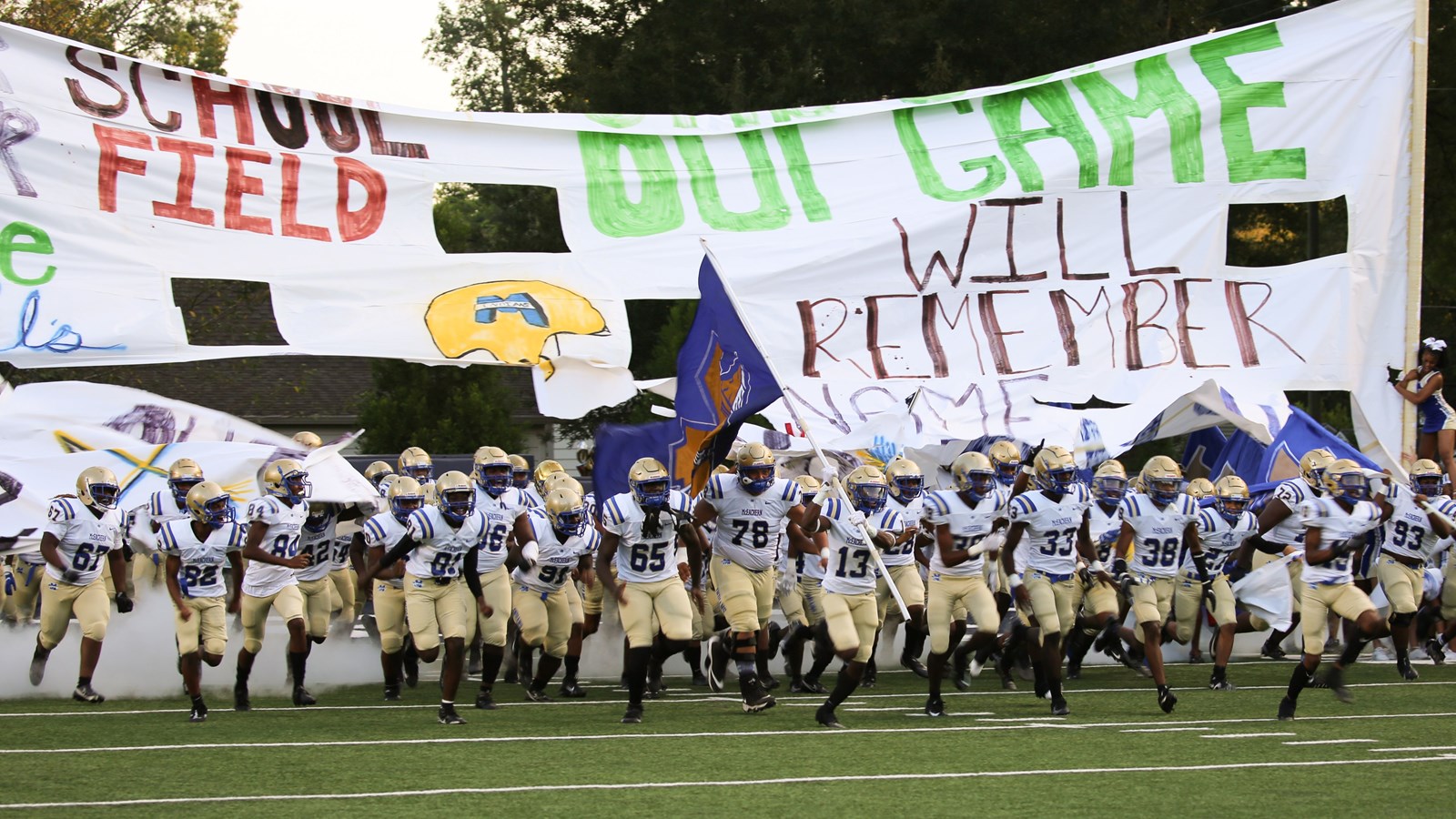 Indians Struggle Against Blue Devils in County Rivalry Game