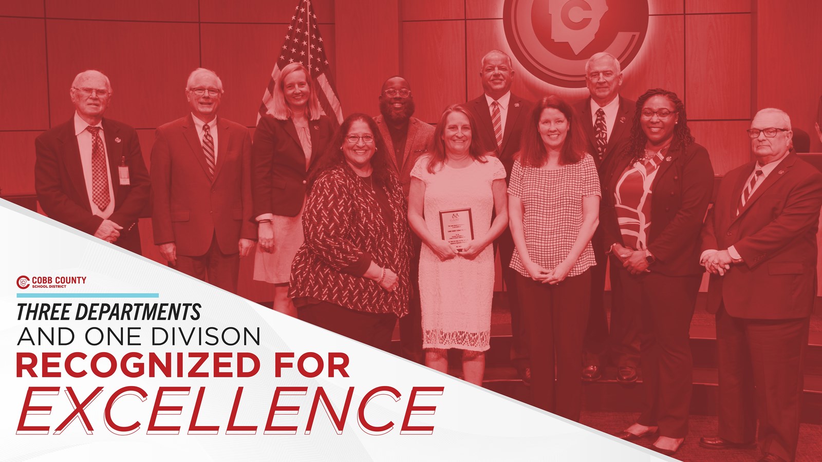 Three Departments and One Division Recognized for Excellence by BOE
