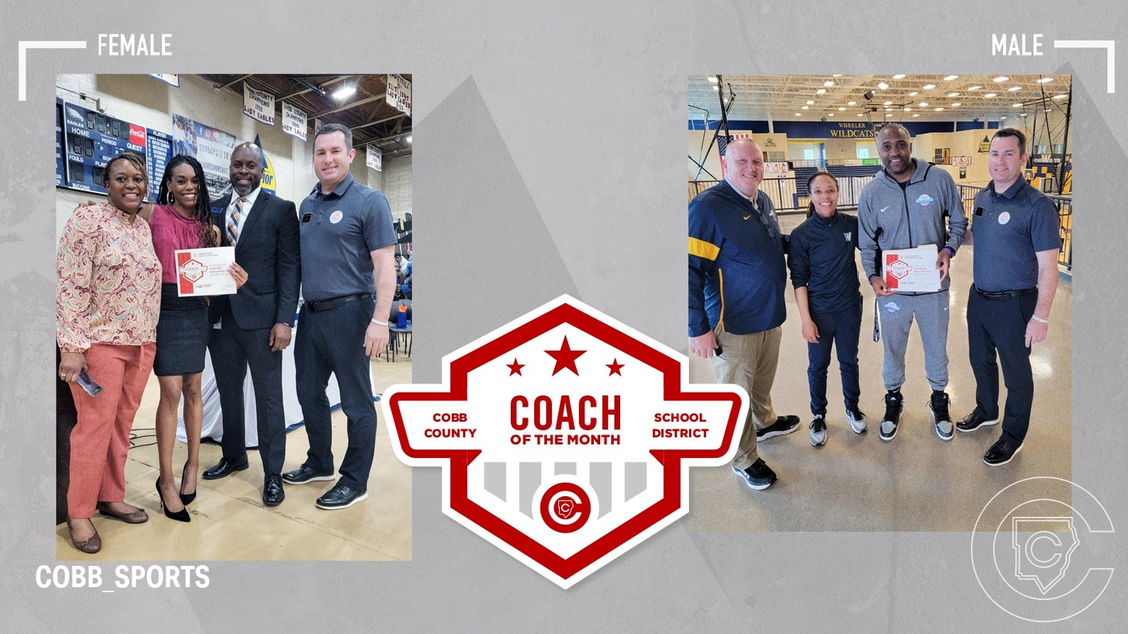 South Cobb and Wheeler Boast Coaches of the Month