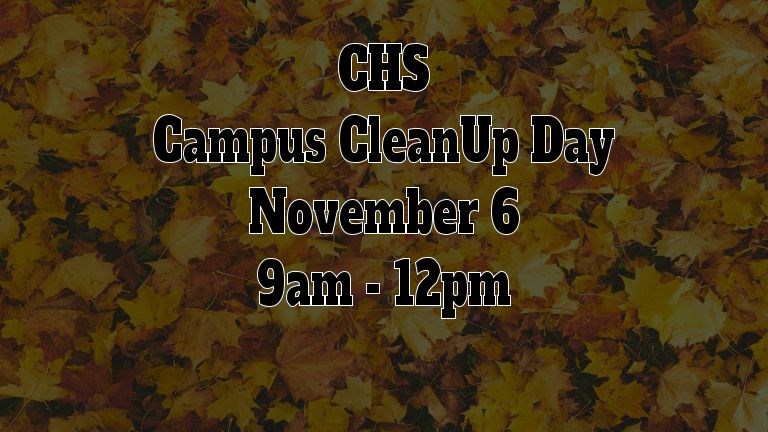 Campus CleanUp Nov 6